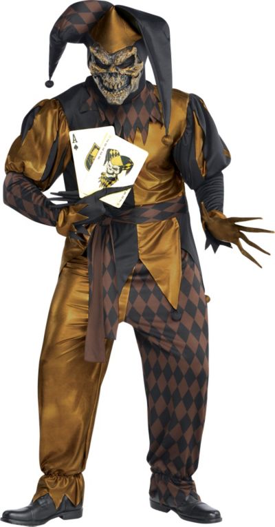 Adult Jokers Wild Skeleton Costume Plus Size Party City