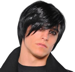 Black Emo Wig - Party City