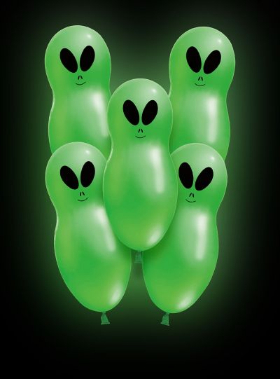Illooms Light-Up Alien LED Balloons 5ct | Party City