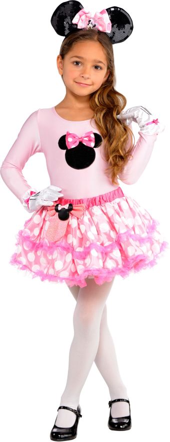 Girls Minnie Mouse Costume - Party City