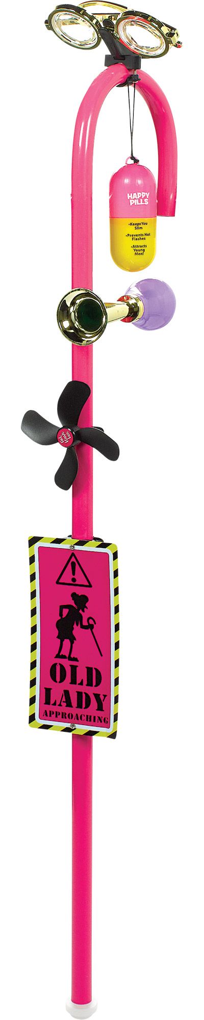 Over the Hill Old Lady Cane 36in | Party City