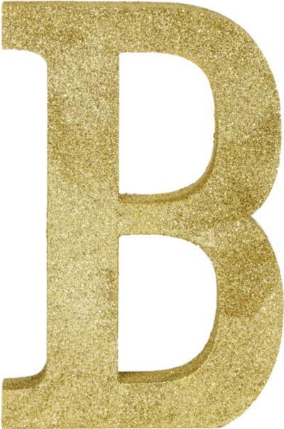 B Letter In Gold